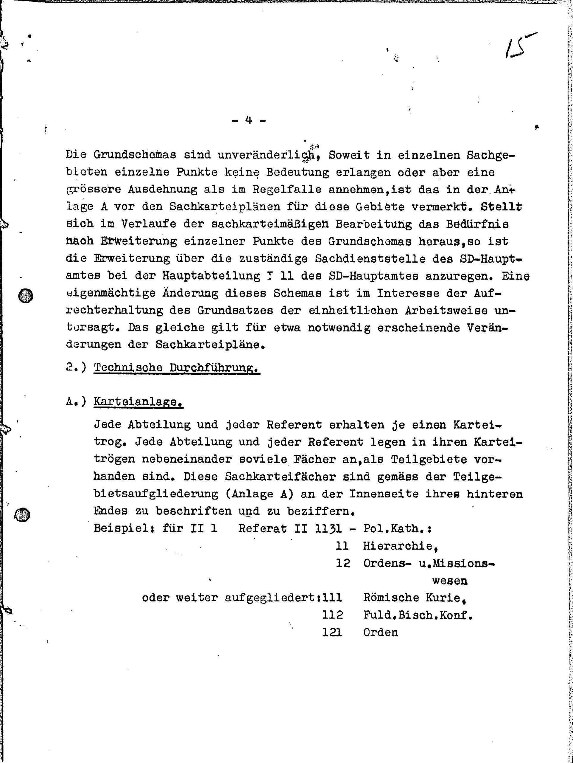Internal Directives and Organizational Plans of the SD and Gestapo ...
